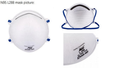 N95 NIOSH Masks (20 Pack) Harley Hard Shell L-288 (20 Pack) — N95 ...